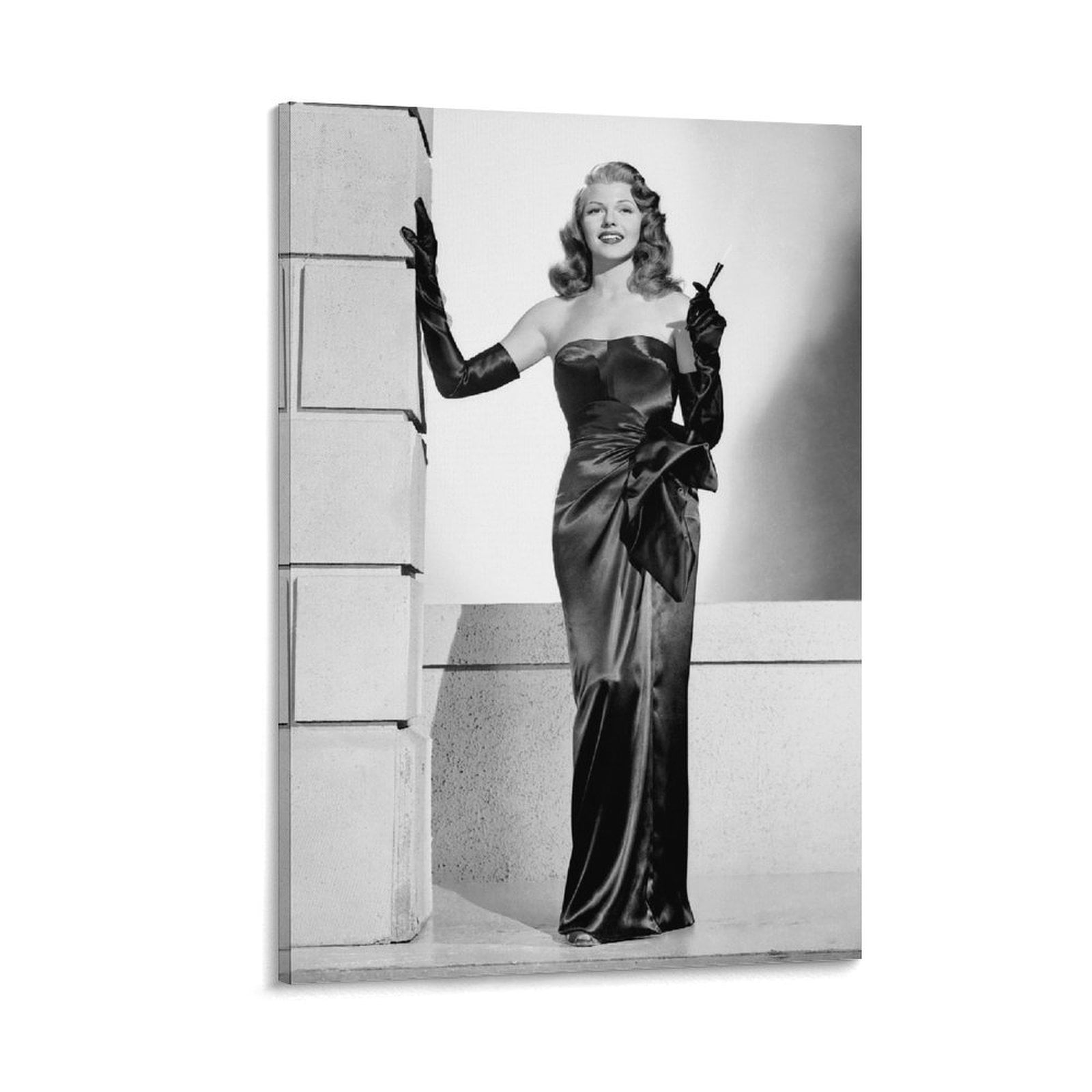 American Actress Rita Hayworth Retro Poster Canvas Art Poster and Wall ...