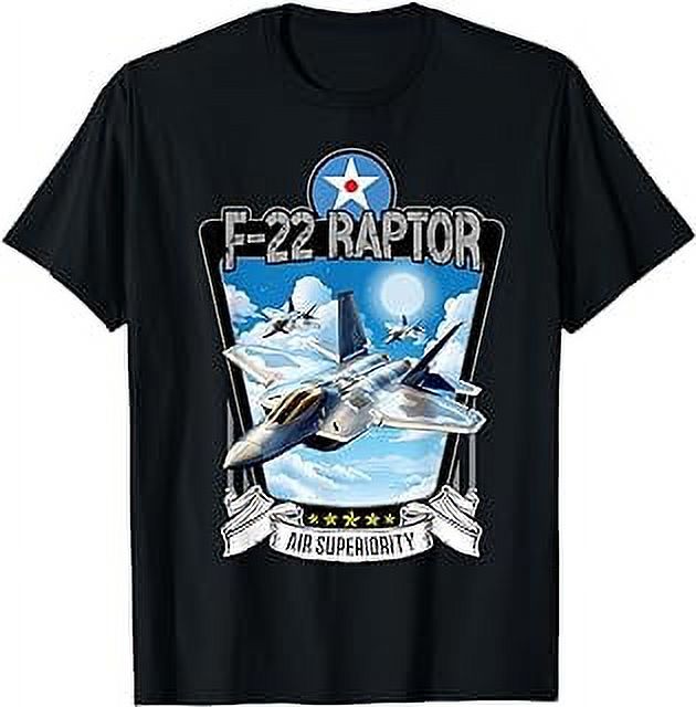 American Aircraft Stealth Fighter F22 Raptor T-Shirt - Walmart.com