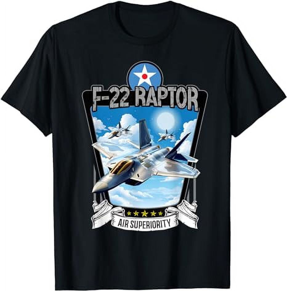 American Aircraft Stealth Fighter F22 Raptor T-Shirt - Walmart.com