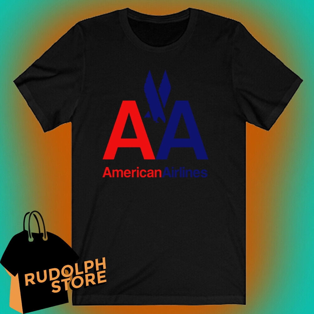 American Airlines AA Men's Black T-shirt Size S to 5XL - Walmart.com