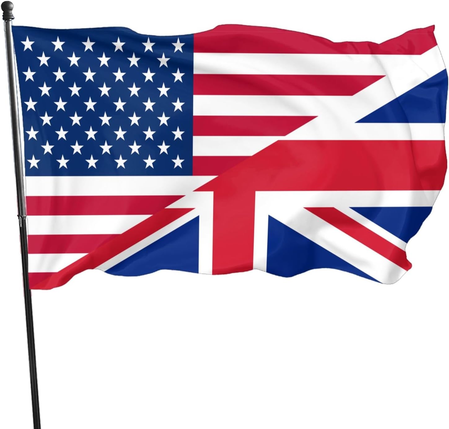 American And Union Flag Outdoor Indoor Garage With Grommets Dormitory ...