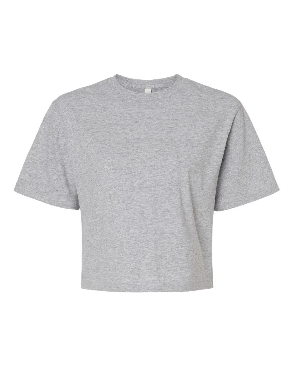 American Apparel B02427587 Women Fine Jersey Boxy T-Shirt, Heather Grey ...