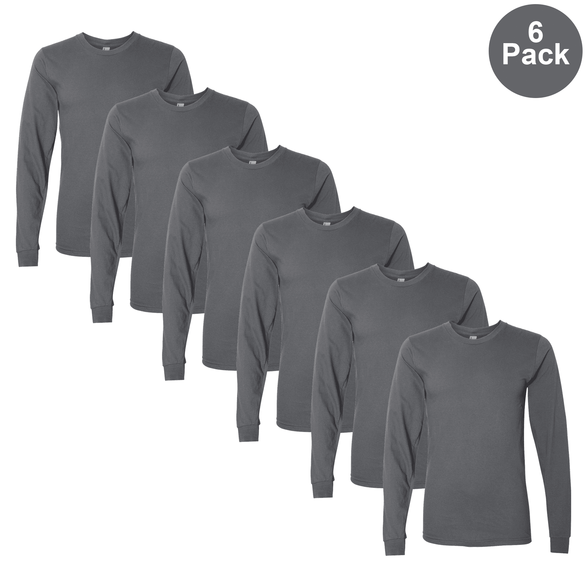 American Apparel Fine Jersey Long Sleeve T-Shirt, Men Moisture-Wicking ...