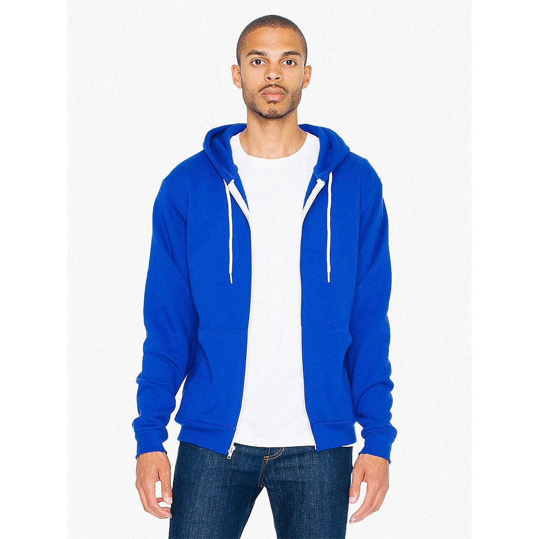 American Apparel Flex Fleece Unisex Full-Zip Hoodie - Walmart.com