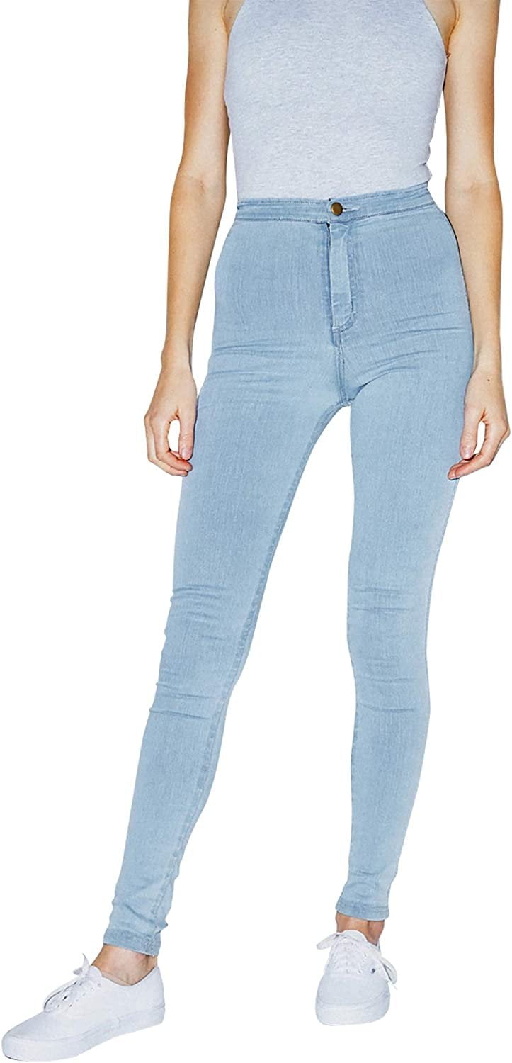 American Apparel Women's The Easy Jean, Light Wash, XX-Small - Walmart.com