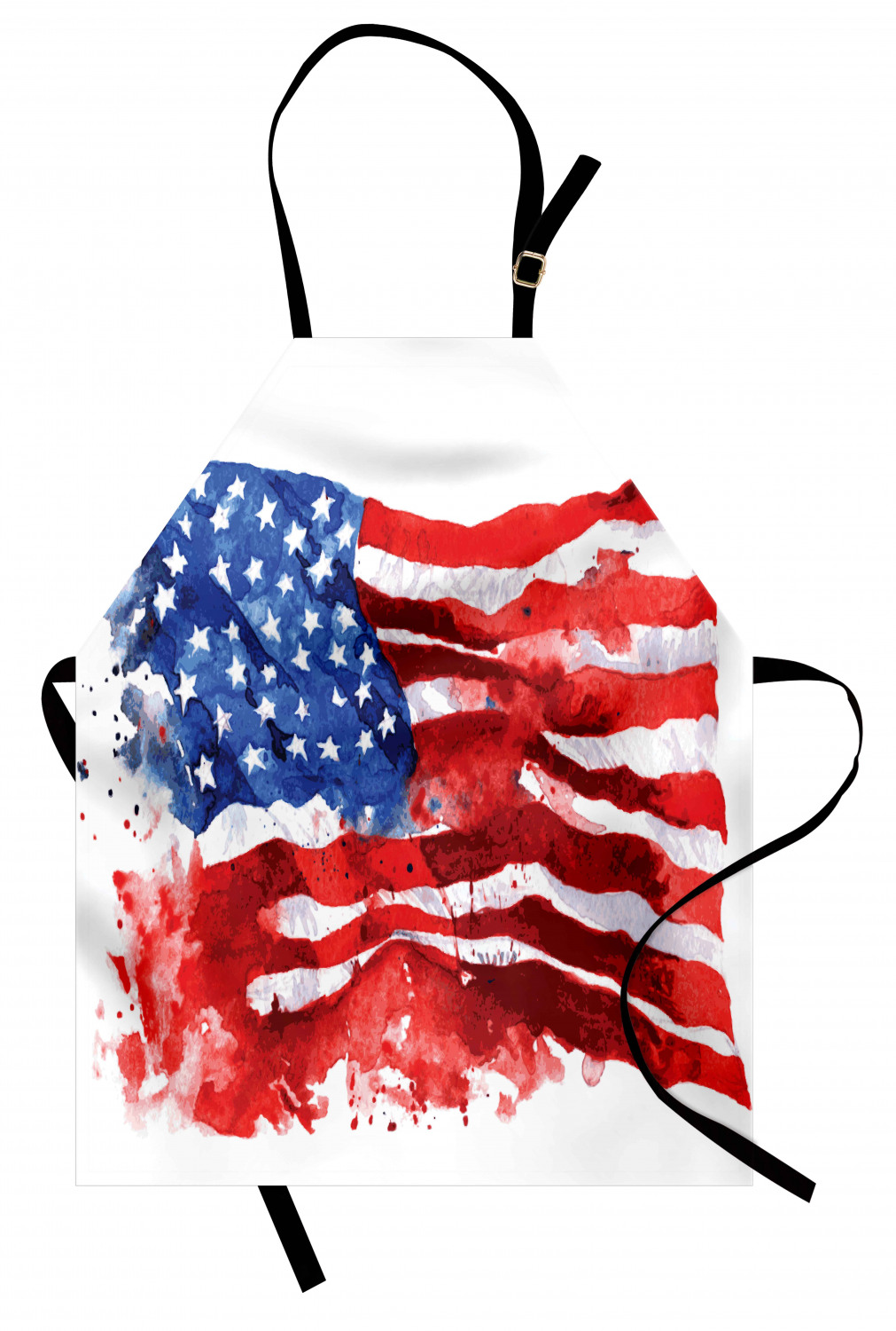 American Apron Flag of America Watercolor Splash National Independence ...