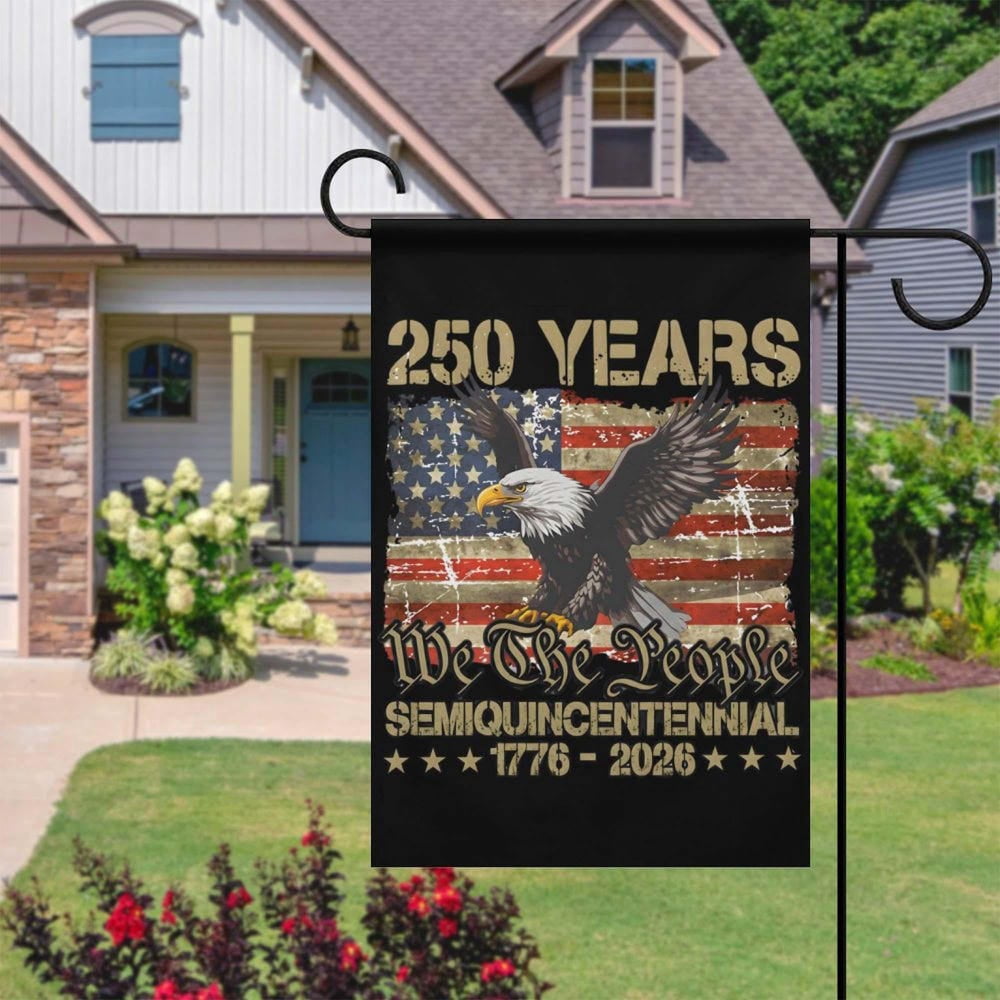American Army 250 Years Birthday Flag 28x40 POLE NOT INCLUDED House ...