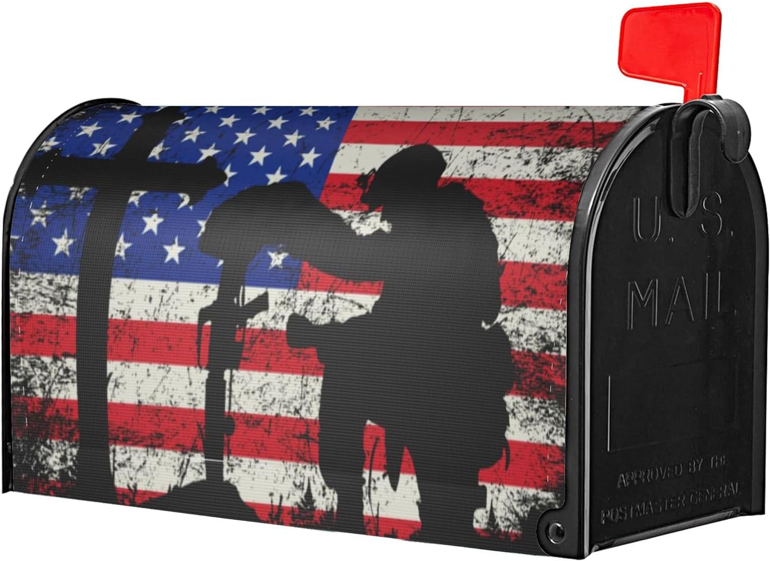 American Army Soldier Mailbox Covers Magnetic Standard Size,USA Veteran ...