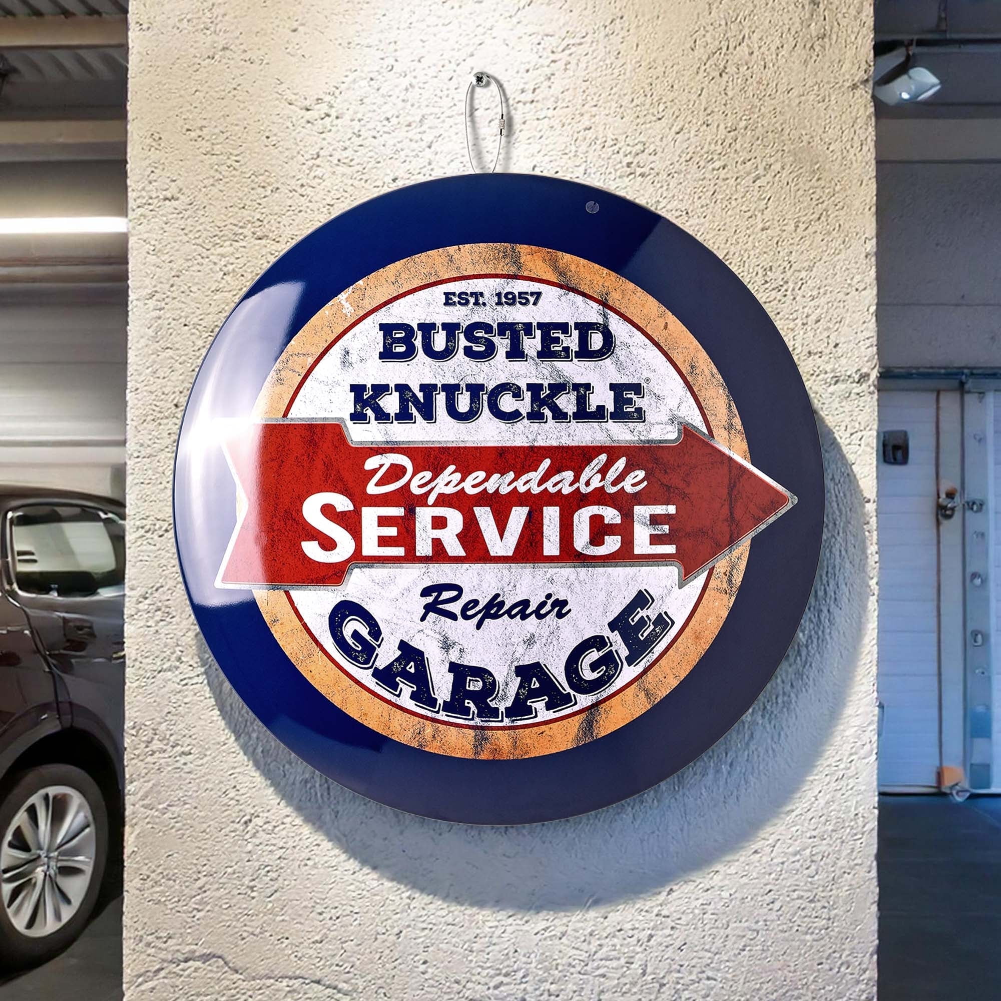 American Art Decor Busted Knuckle Repair Metal Wall Art 15 ...