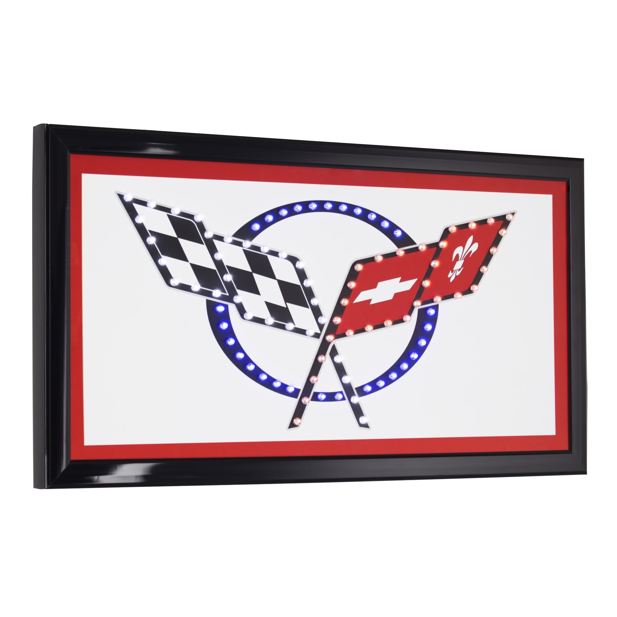 American Art Decor Chevrolet Chevy Corvette Checkered Flag Racing ...