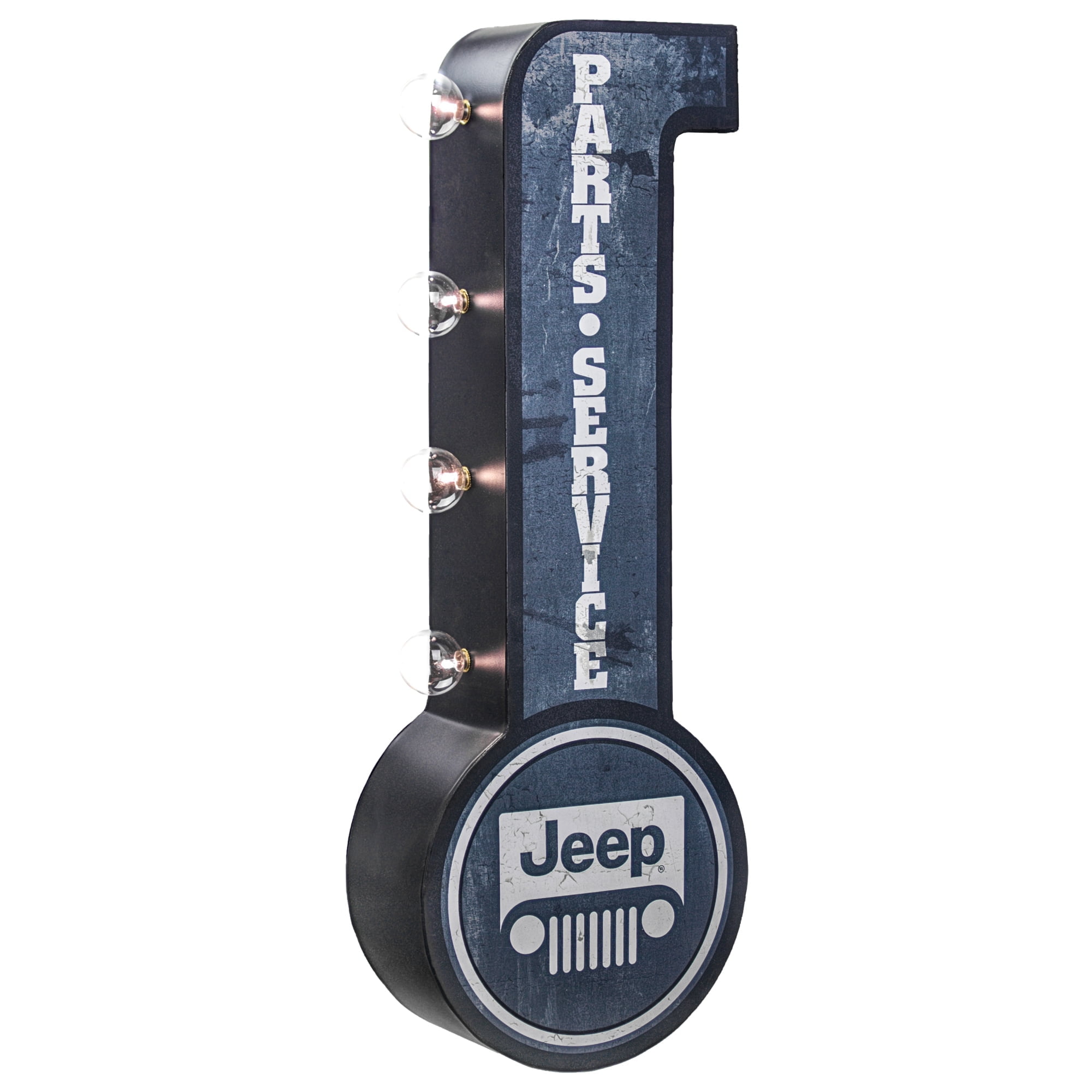 American Art Decor Licensed Vintage Jeep Parts & Service LED Marquee ...