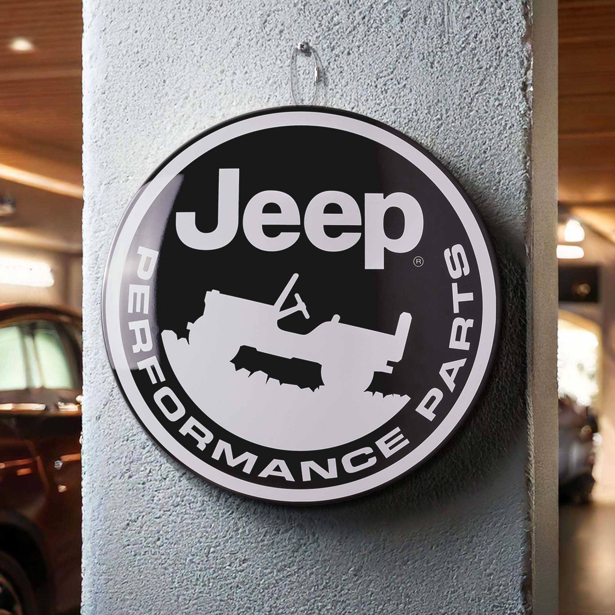 American Art Decor Jeep Perfomance Parts Emblem Metal Wall Art 15 ...