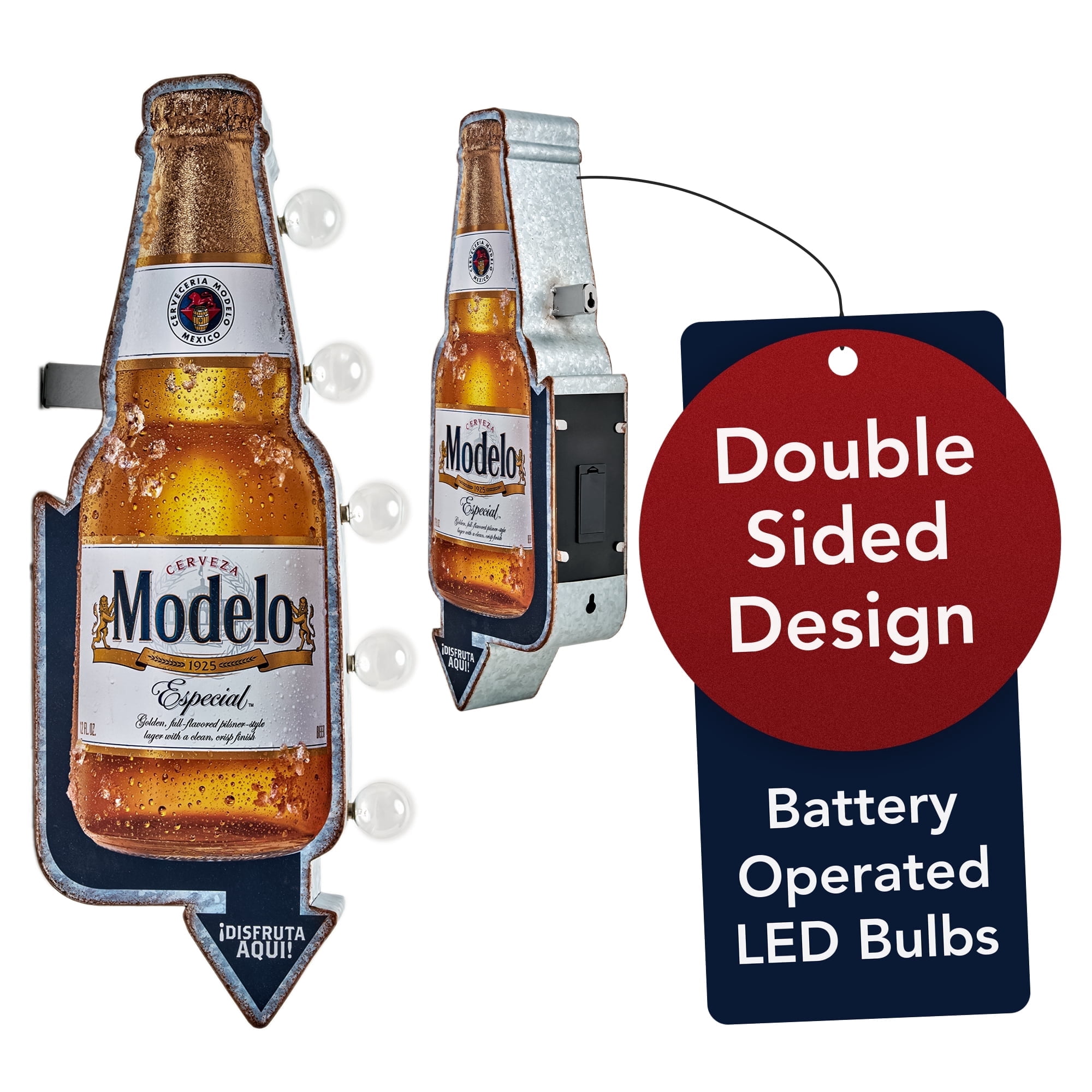 American Art Decor Metal LED Modelo Especial Marquee Sign - 25" x 8.5 ...