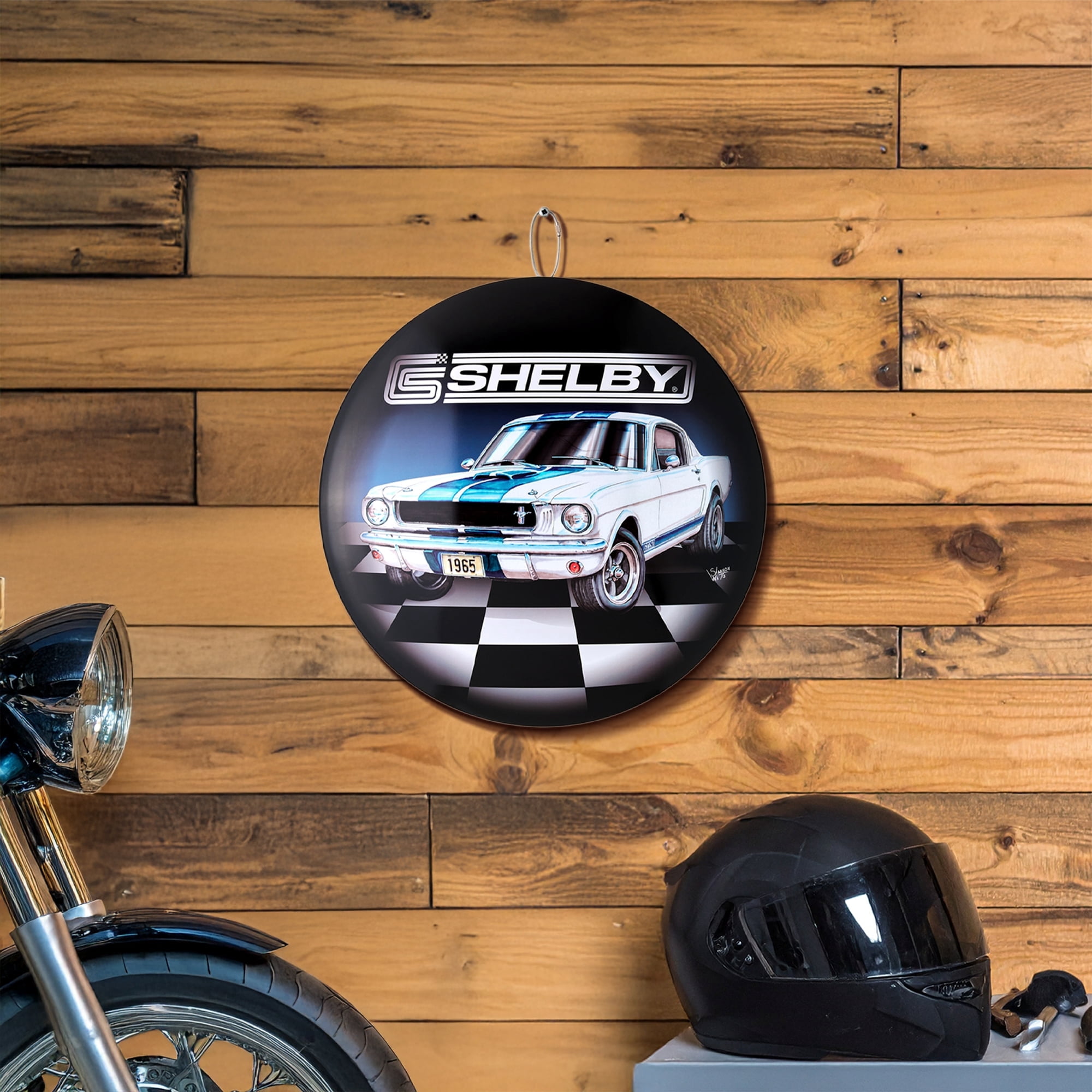 American Art Decor 65 Ford Shelby Metal Wall Art - Classic Car Wall ...