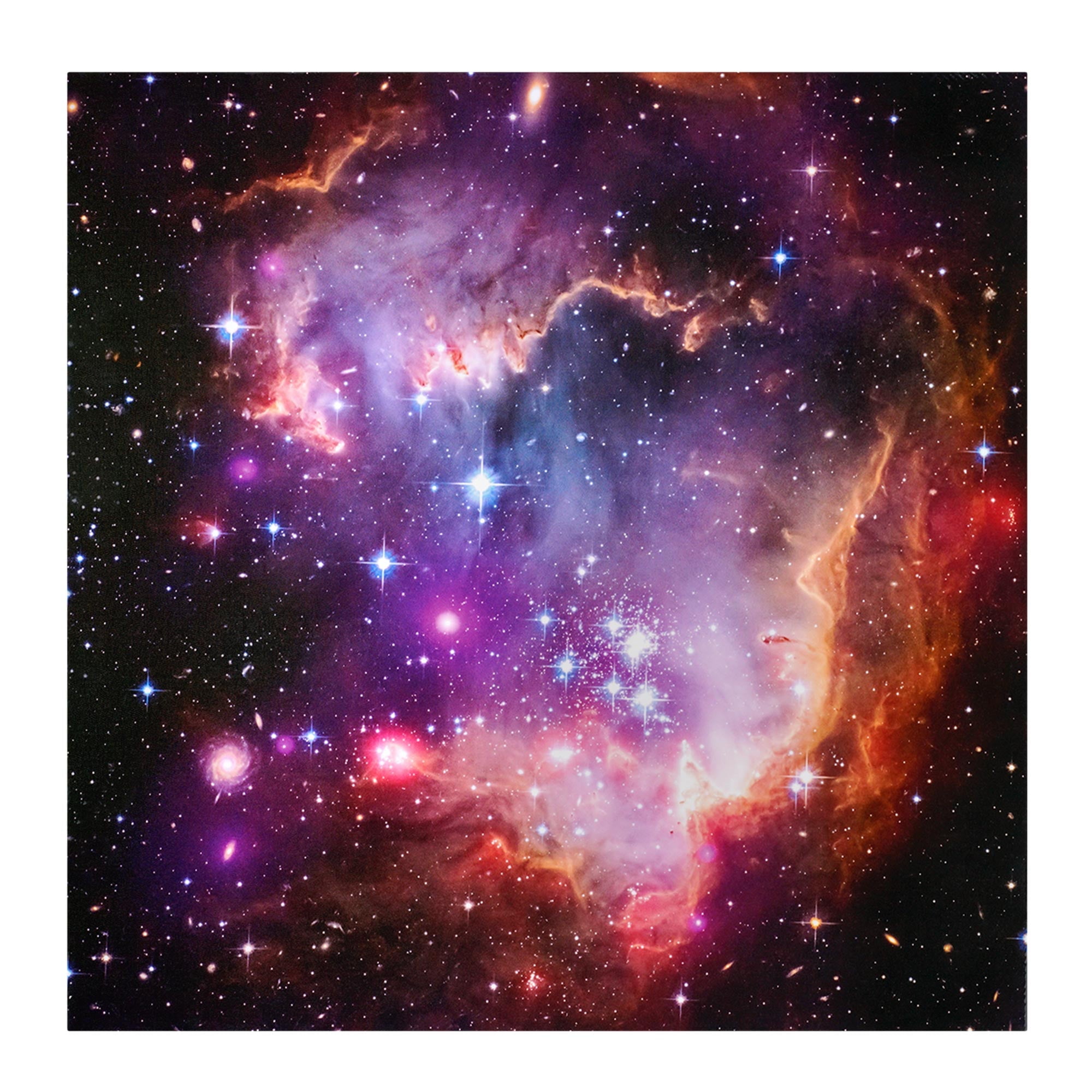 American Art Decor NASA Magellanic Cloud Glossy Lacquer Canvas Wall Art ...