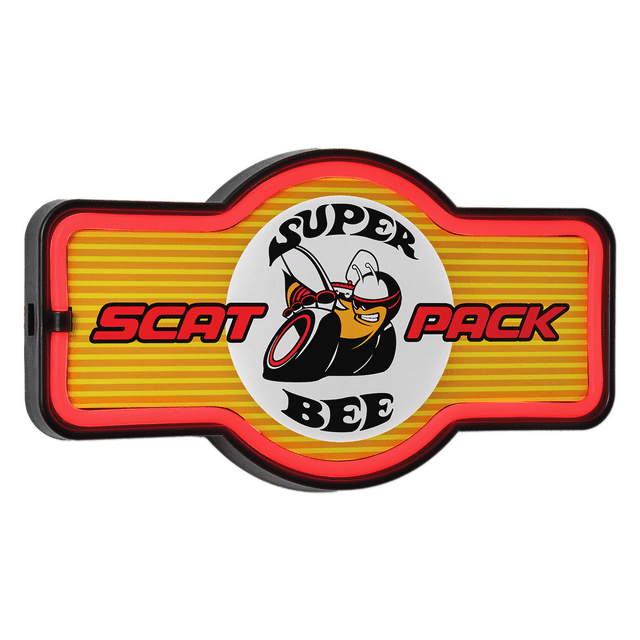 American Art Decor Super Bee Scat Pack LED Sign - Walmart Business Supplies