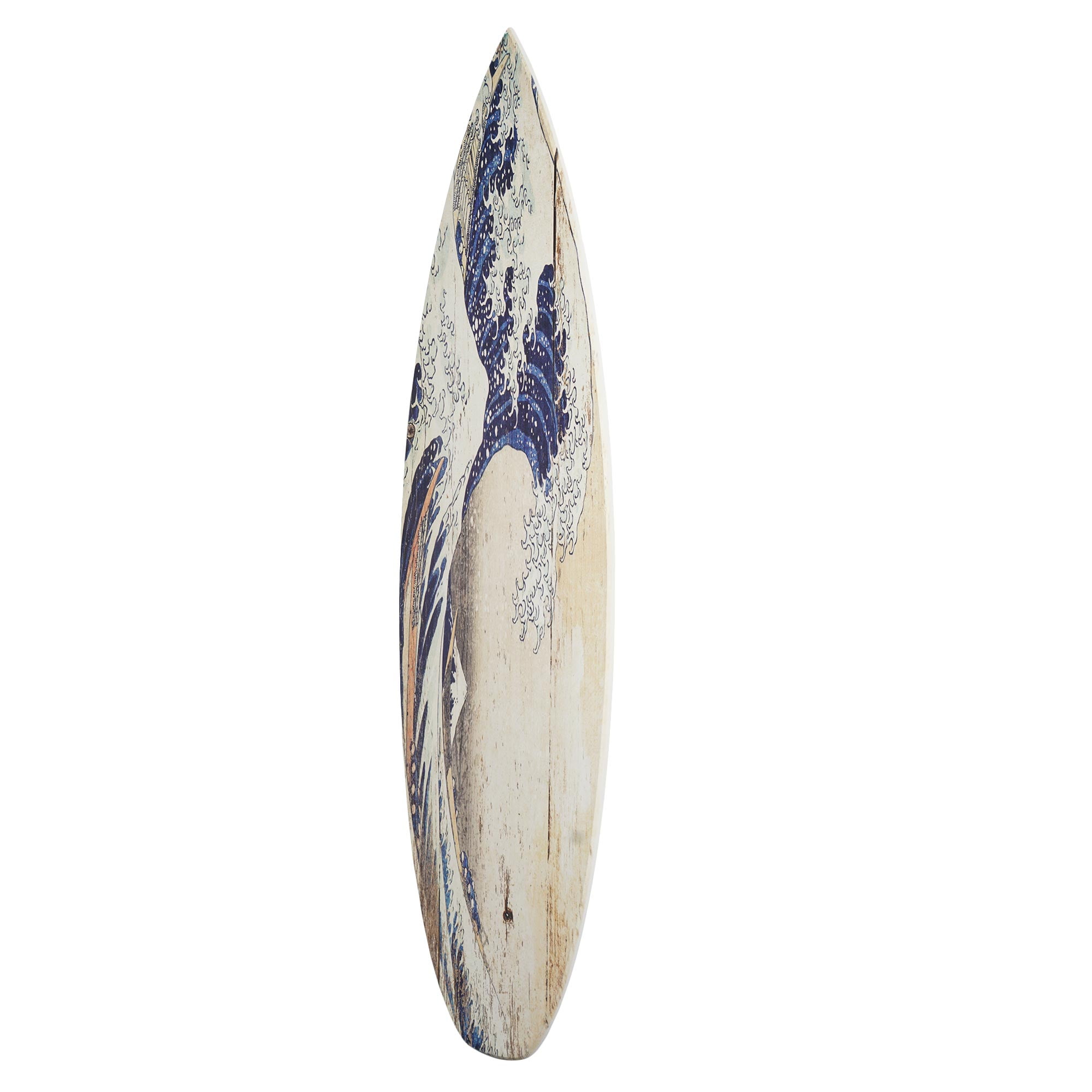American Art Decor The Great Wave off Kanagawa Wood Surfboard Plaque ...