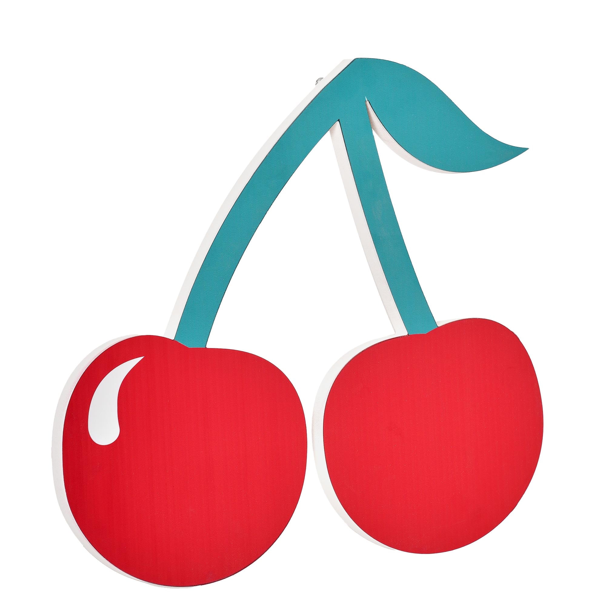 American Art Decor Tipsy Cherries Wall Plaque - 20" x 18" x 8.75 ...