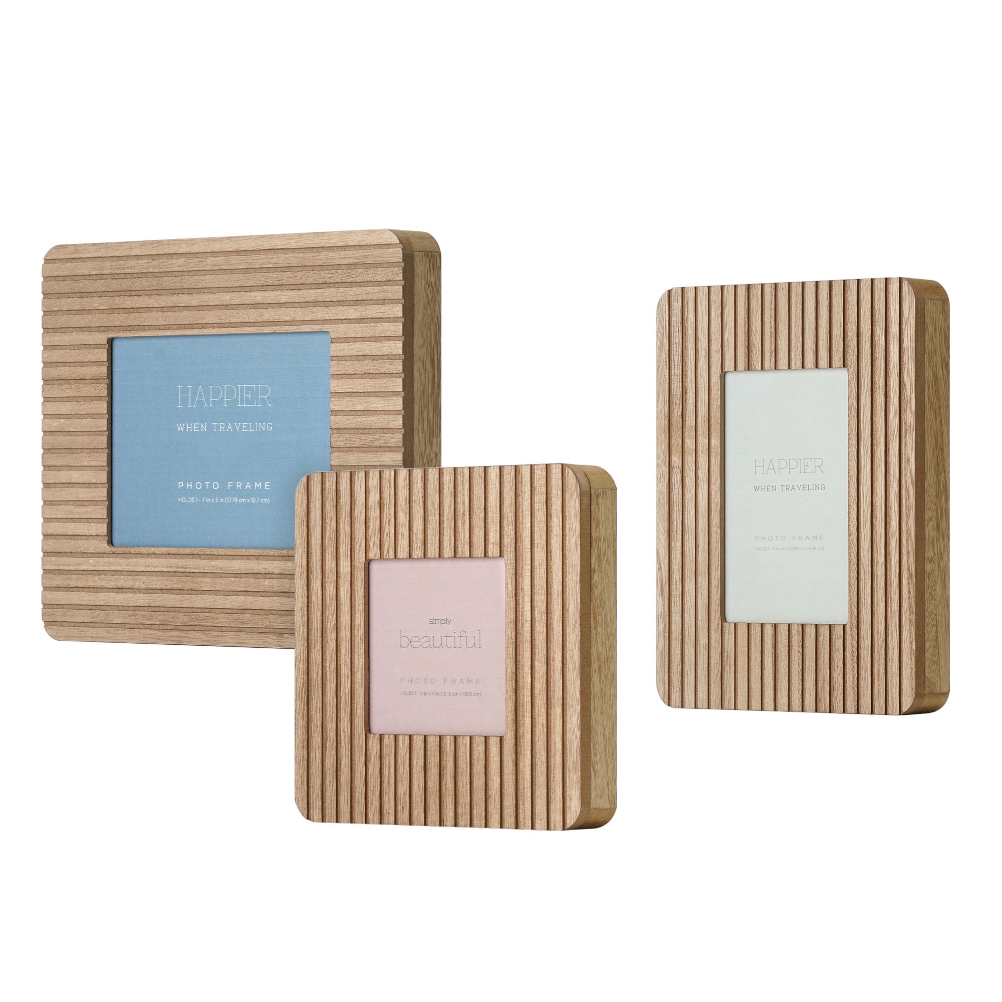 American Art Decor Triptych of Memories 3-Piece Box Top Photo Frame Set ...