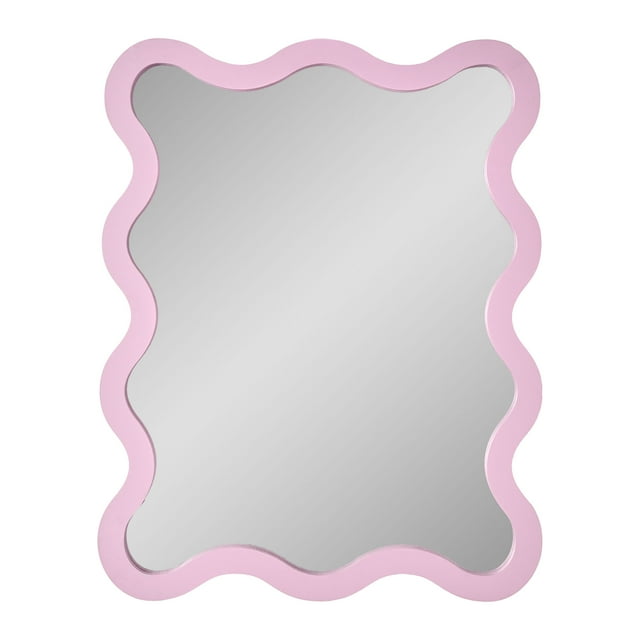 American Art Decor Wavy Framed Mirror, Lavender - 22" x 28" - Walmart.com