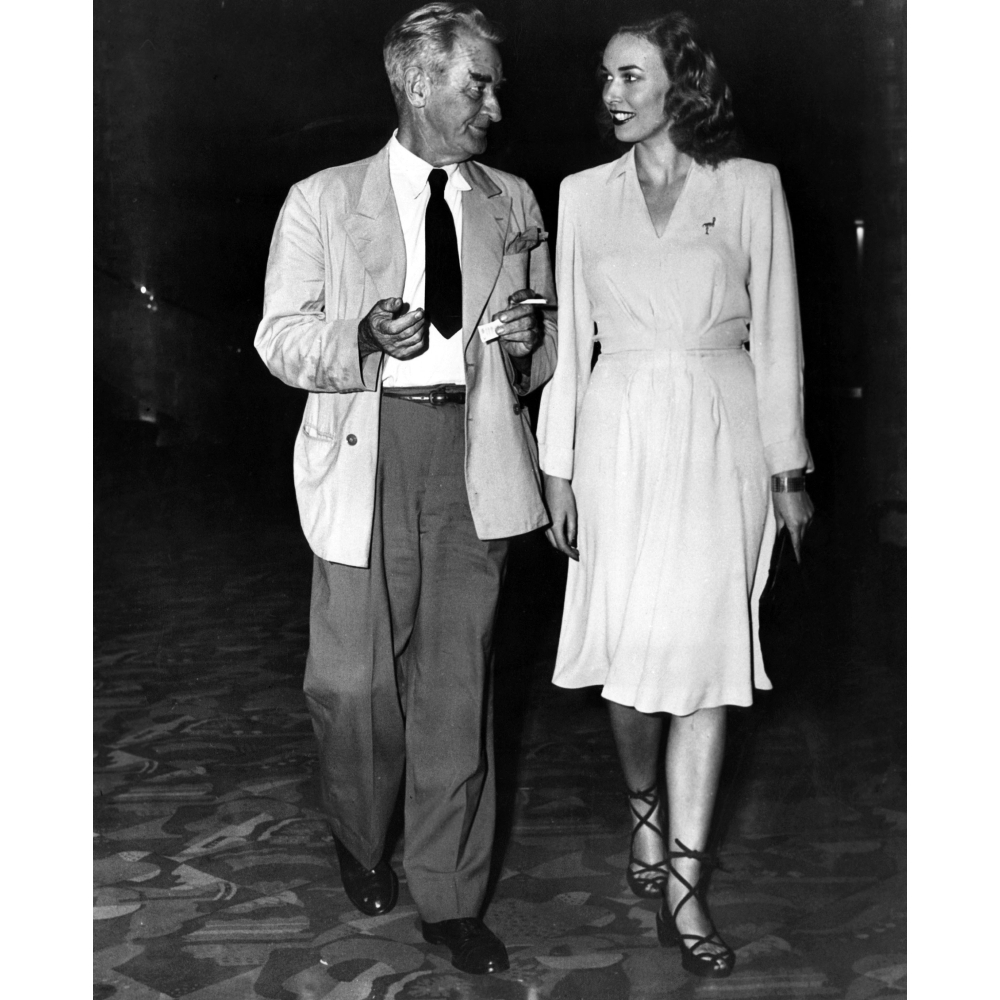 American Artist And Cartoonist James Montgomery Flagg And Model Irene ...