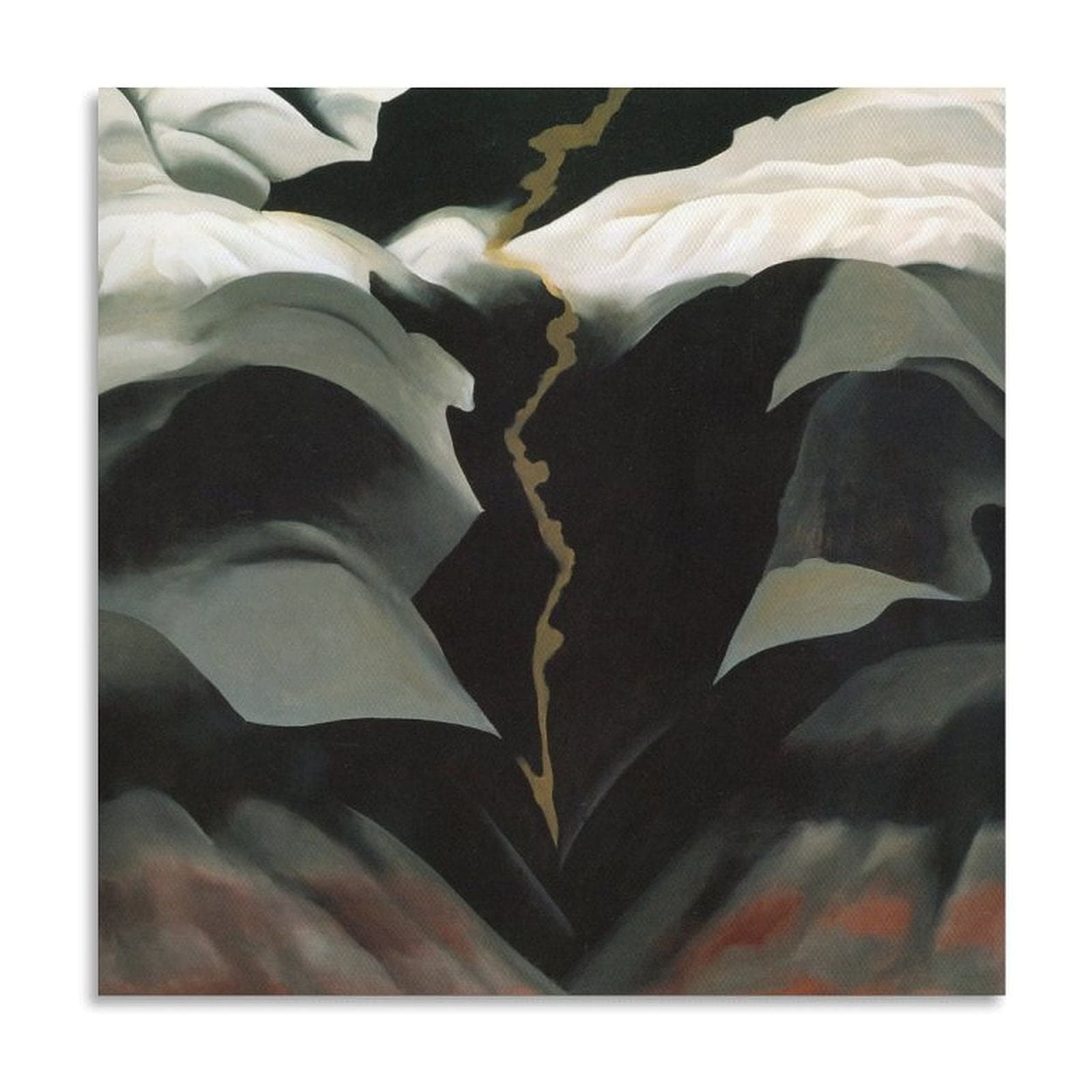 American Artist Georgia O'Keeffe Black Place No Poster Gifts Canvas ...