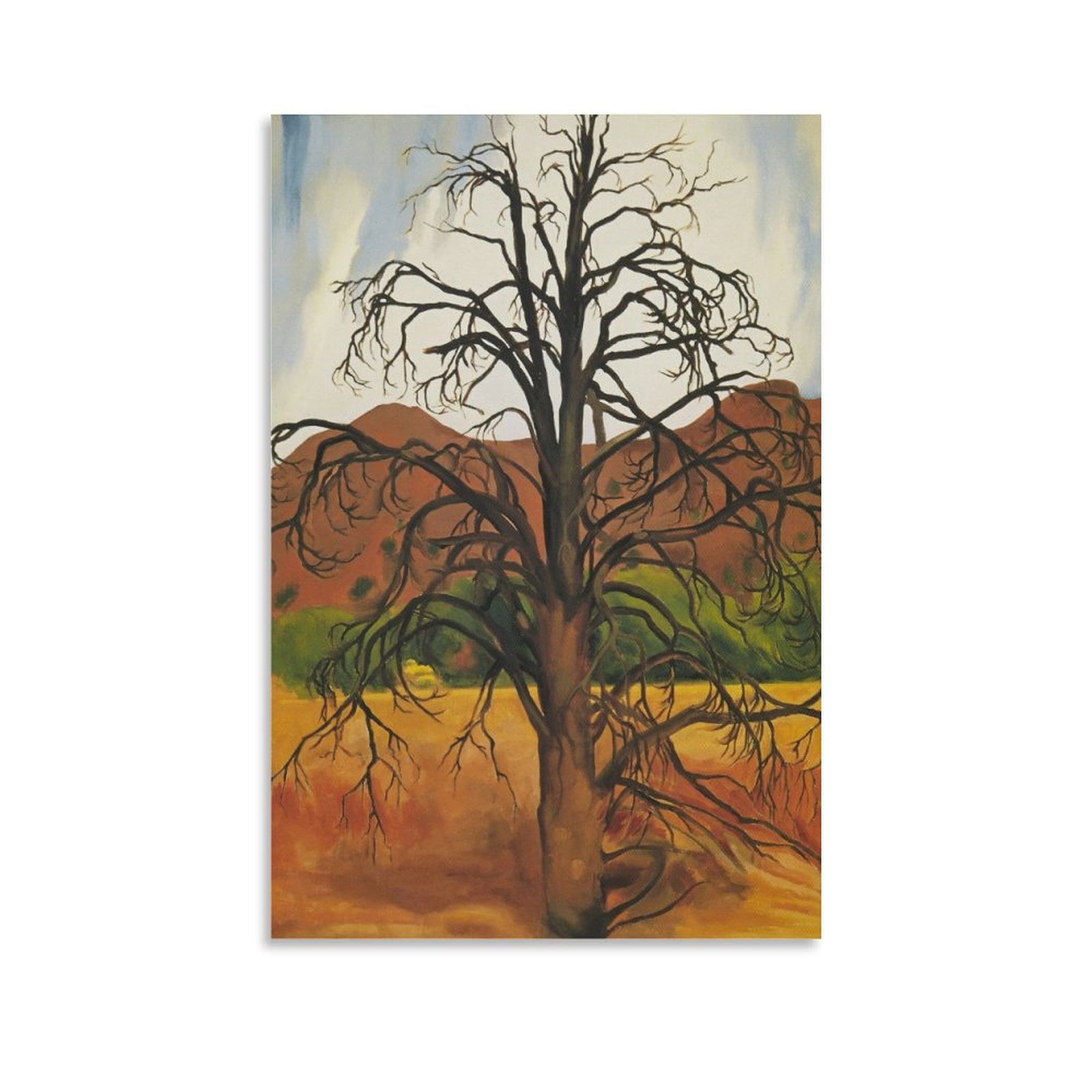 American Artist Georgia O'Keeffe Dead Pinon Tree Poster Room Aesthetic ...