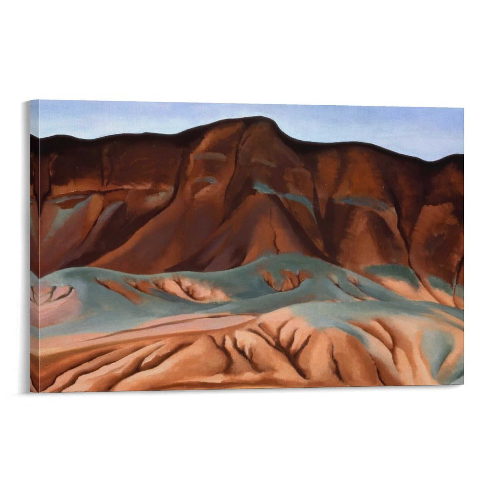 American Artist Georgia O'Keeffe Purple Hills Ghost Ranch Poster Print ...
