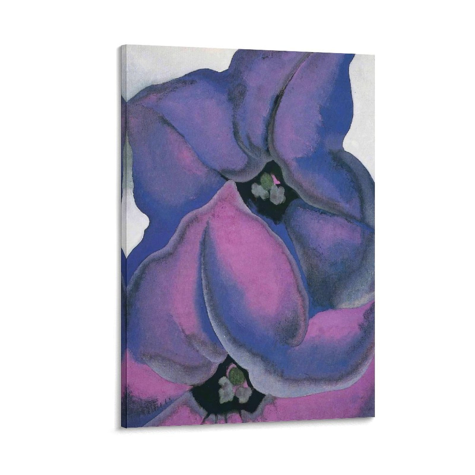 American Artist Georgia O'Keeffe Purple Petunias Poster Picture Print ...