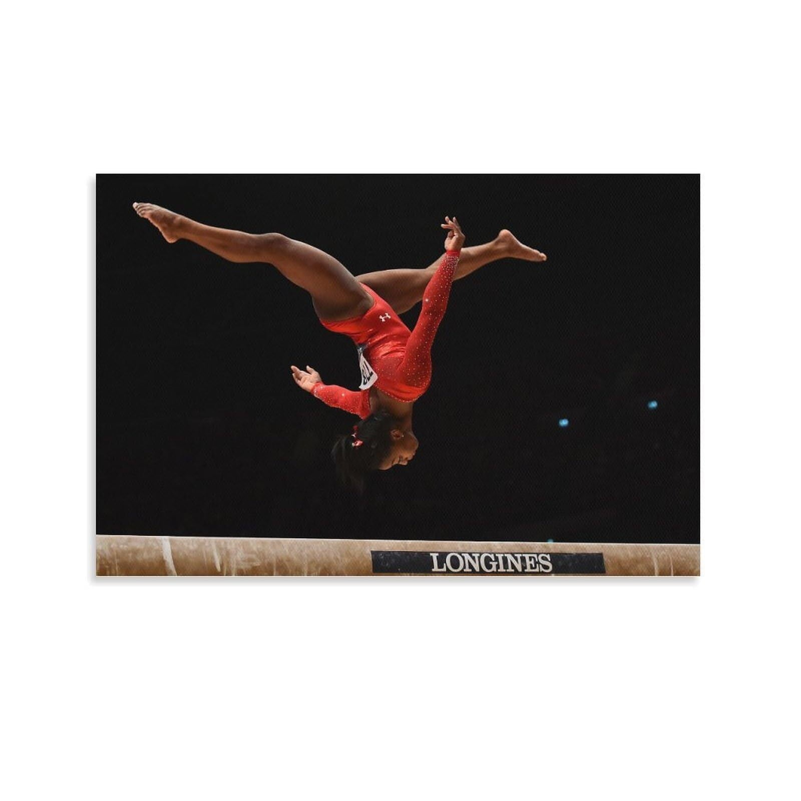 American Artistic Gymnast Simone Biles Poster Posters Wall Art Painting ...