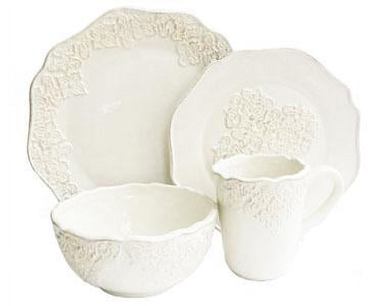 Free Shipping! American Atelier Bianca Medallion White Ceramic 16-Piece ...