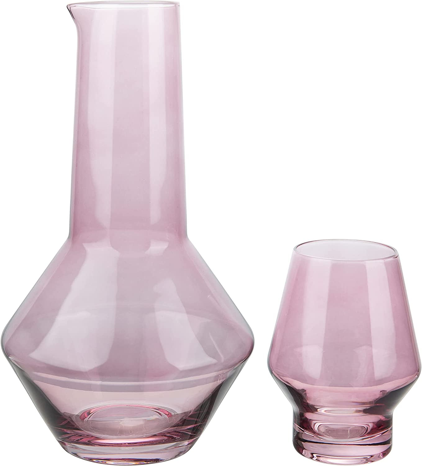 American Atelier Carafe and Glass Set; Bedside Water Night Set, 43 oz ...