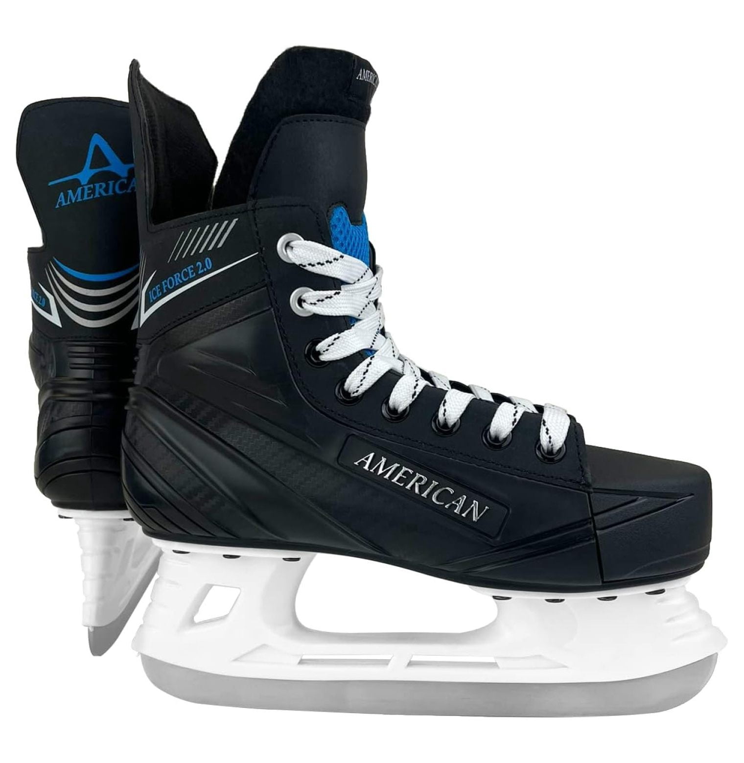 American Athletic Shoe Men's Ice Force Hockey Skates - Walmart.com
