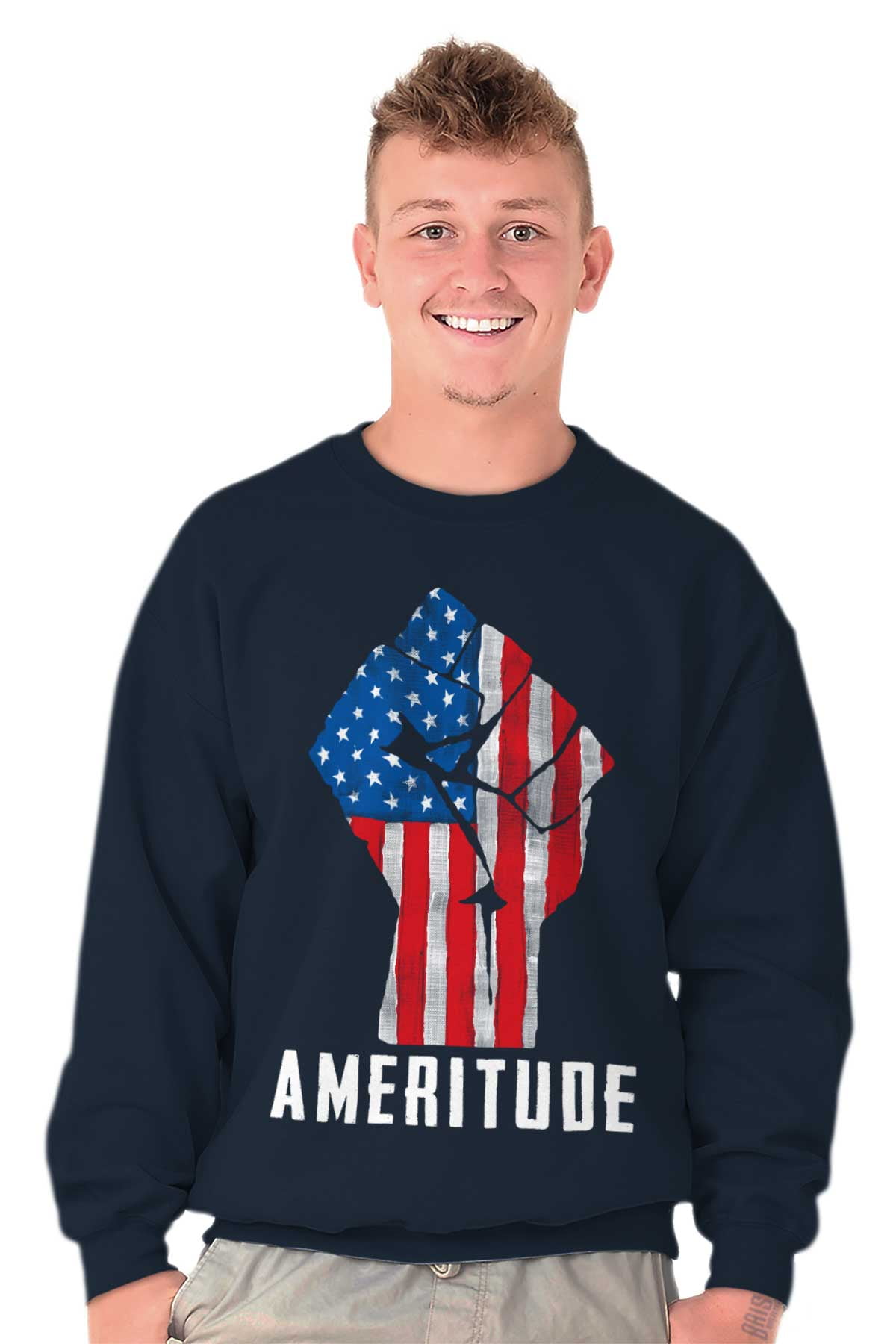 American Attitude Rebel Patriot Sweatshirt For Men Or Women Brisco