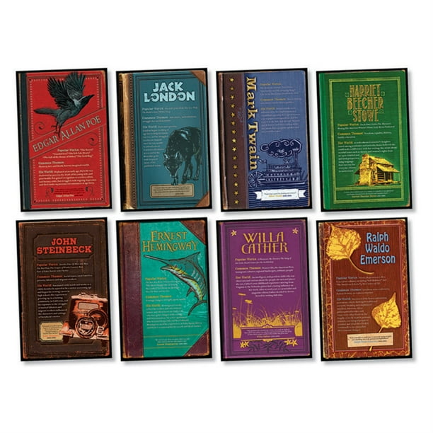 American Authors Bulletin Board Set - Walmart.com
