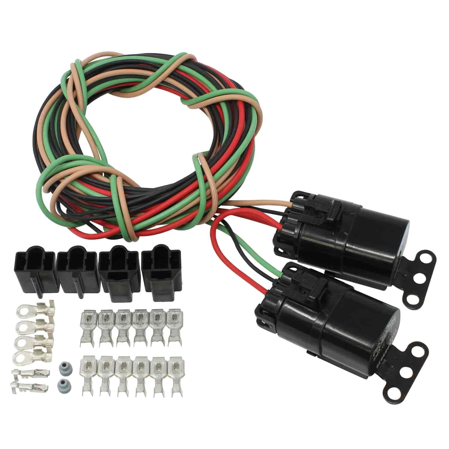 American Autowire 500431 Weatherproof Headlight Enhancement Relay Kit ...
