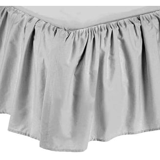 American Baby Company Double Layer Ruffled Crib Skirt, Grey, for Boys ...