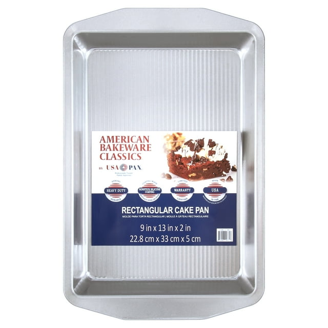American Bakeware Classics Nonstick 9"x13" Rectangular Cake Pan ...