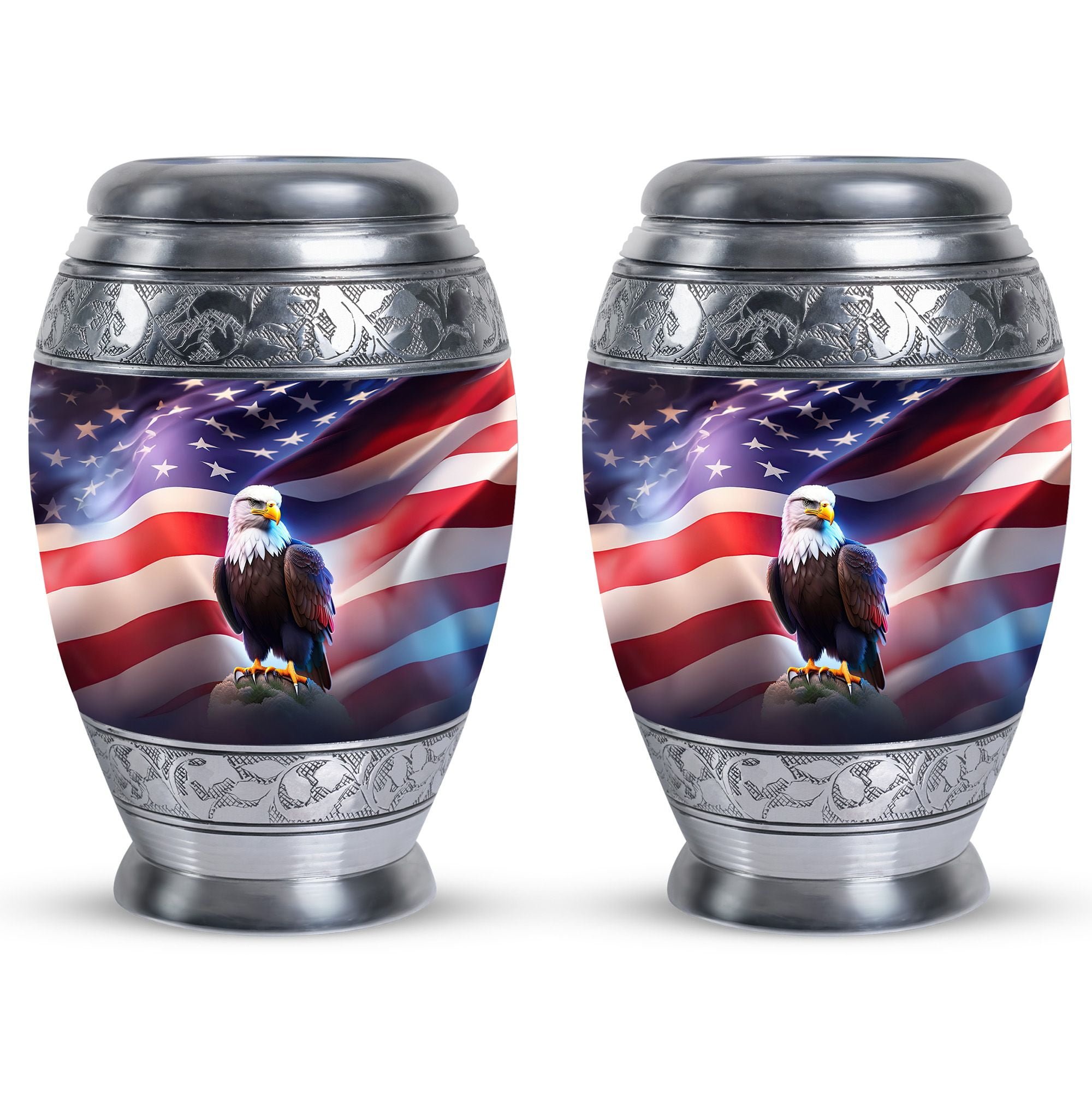 American Bald Eagle Cremation Urn Human Ashes - Memorial Urns And ...