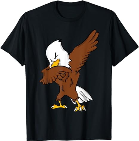 American Bald Eagle Dabbing Eagle T-Shirt - Walmart.com