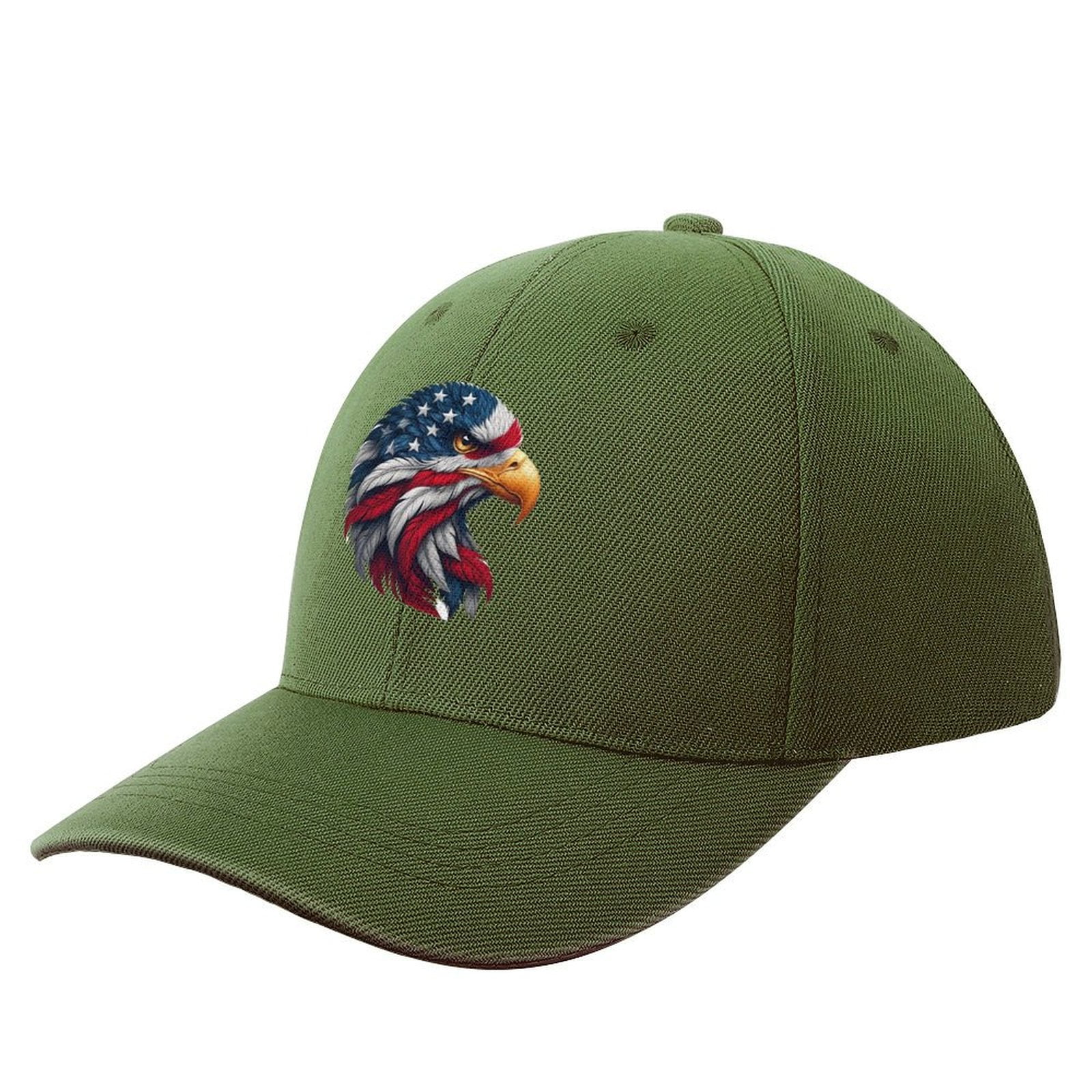 American Bald Eagle Flag Baseball Cap Cute Baseball Hat Adjustable ...