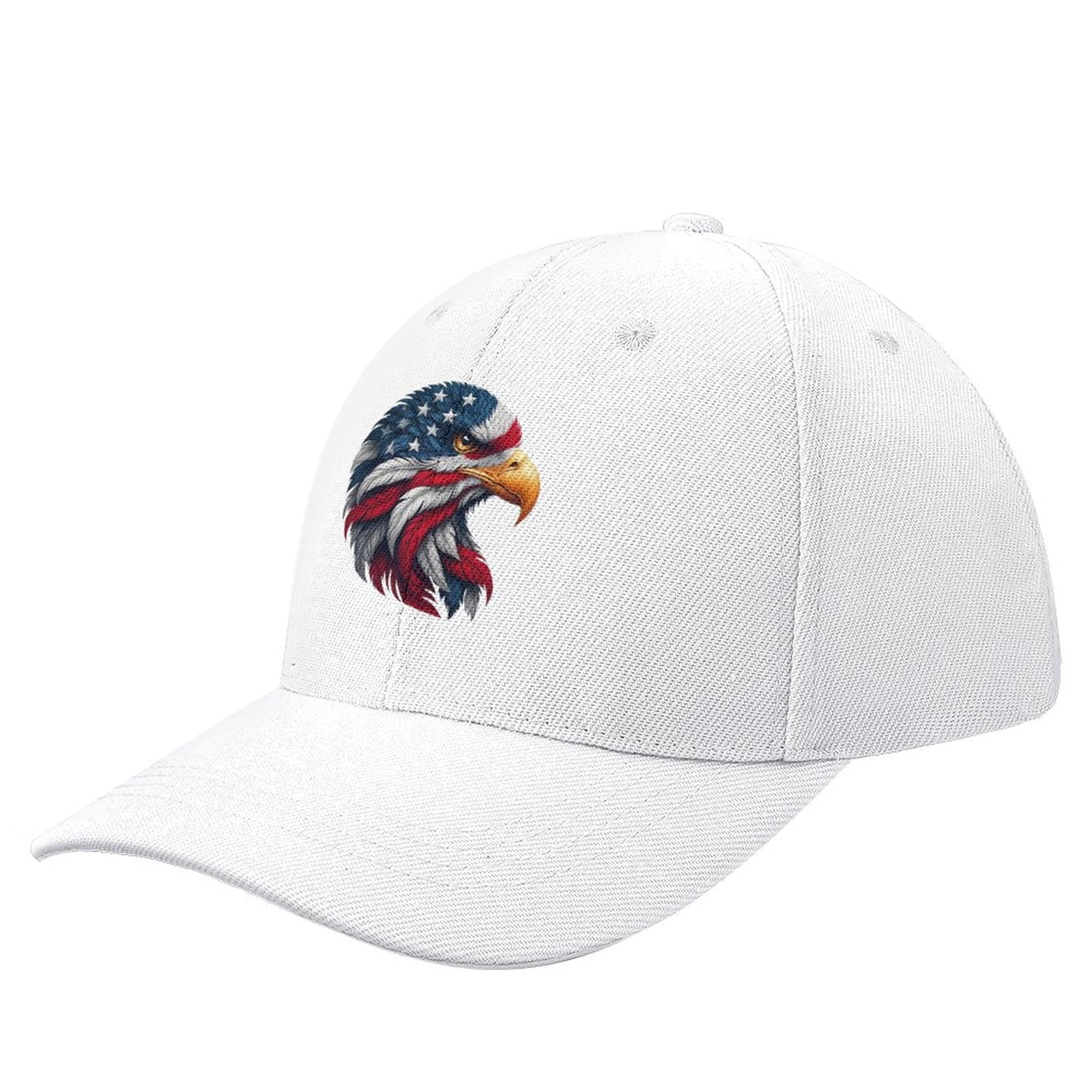 American Bald Eagle Flag Baseball Cap Cute Baseball Hat Adjustable ...