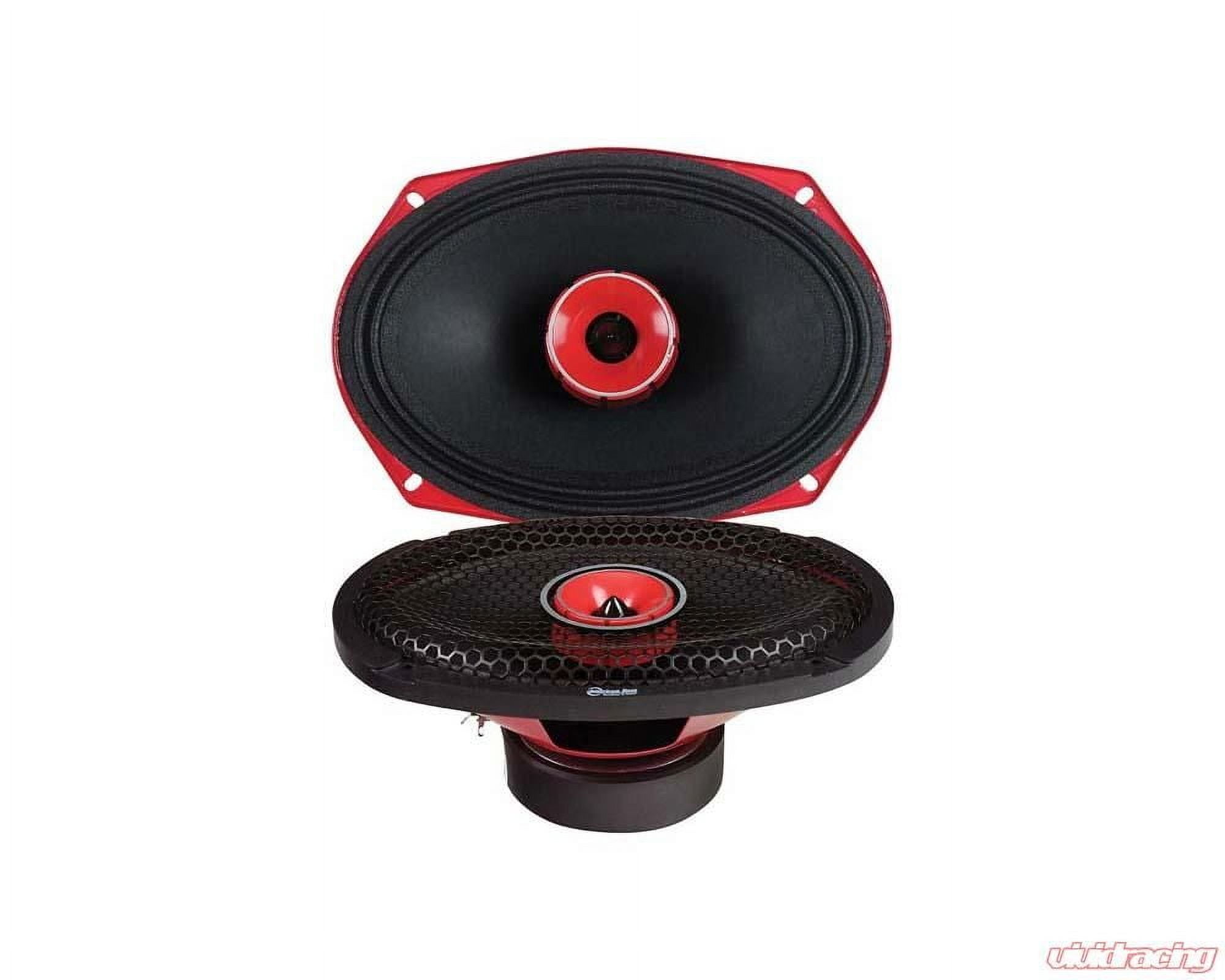 American Bass 2x 6x9" Red Coaxial Hybrid Full Range Speakers 560W 4 Ohm ...