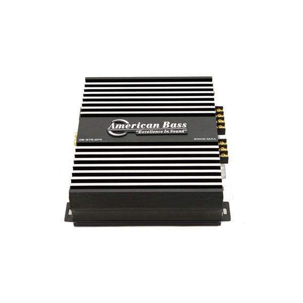 American Bass 500W Max 2 Channel Class A/B Vehicle Audio Amplifier ...