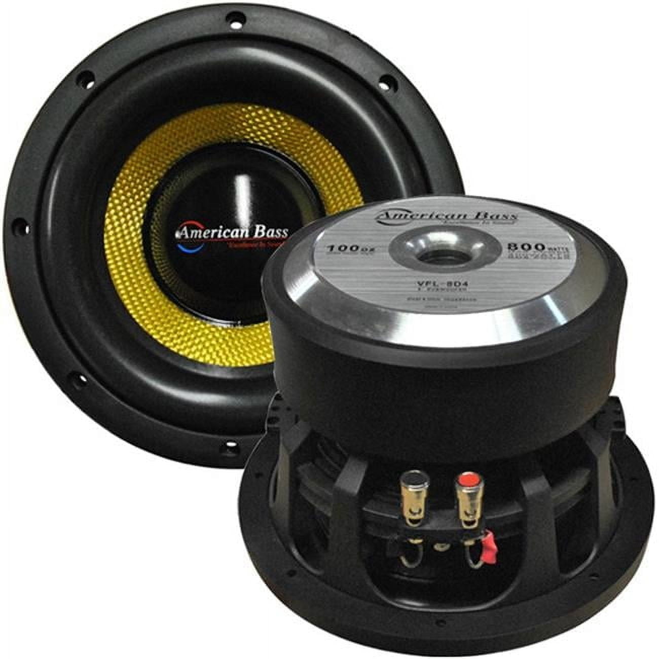 American Bass 8 in. 800 watt Max Competition Woofer - 4 Ohm DVC ...