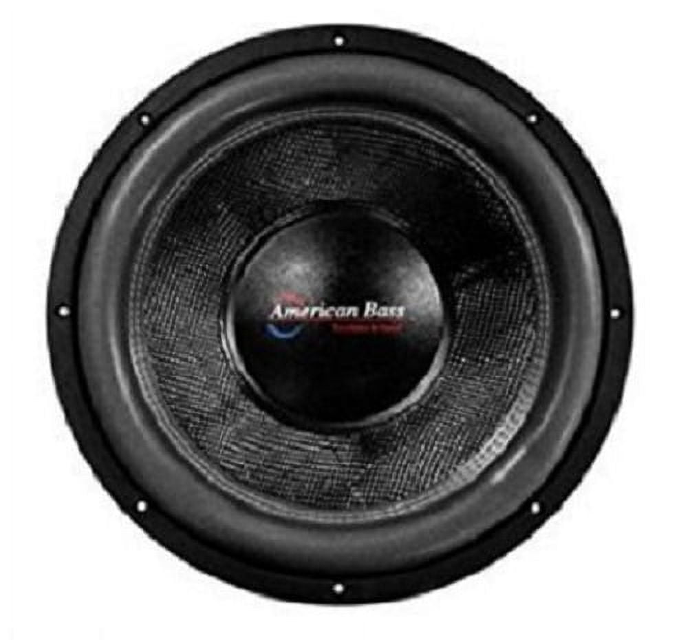 American HD Series 15" 4000W Max Power Dual 1 Ohm Bass Subwoofer HD15D1 ...