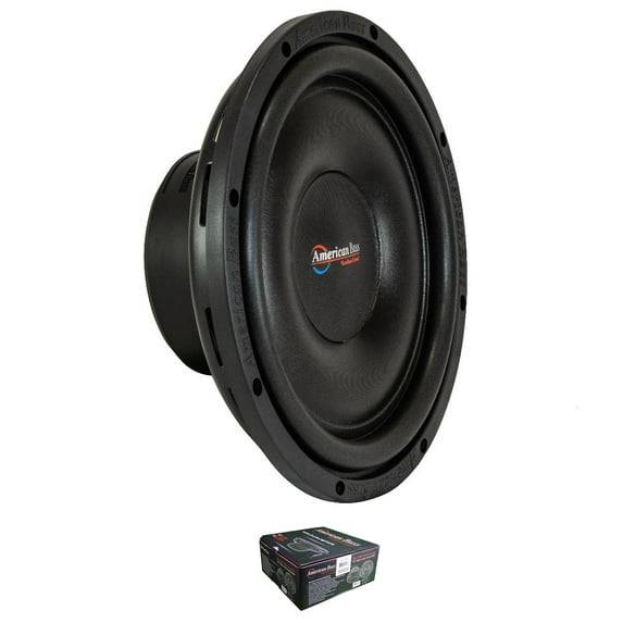 American Bass Shallow mount 12" SVC 600 Watt 4 Ohm Subwoofer SL-124 ...
