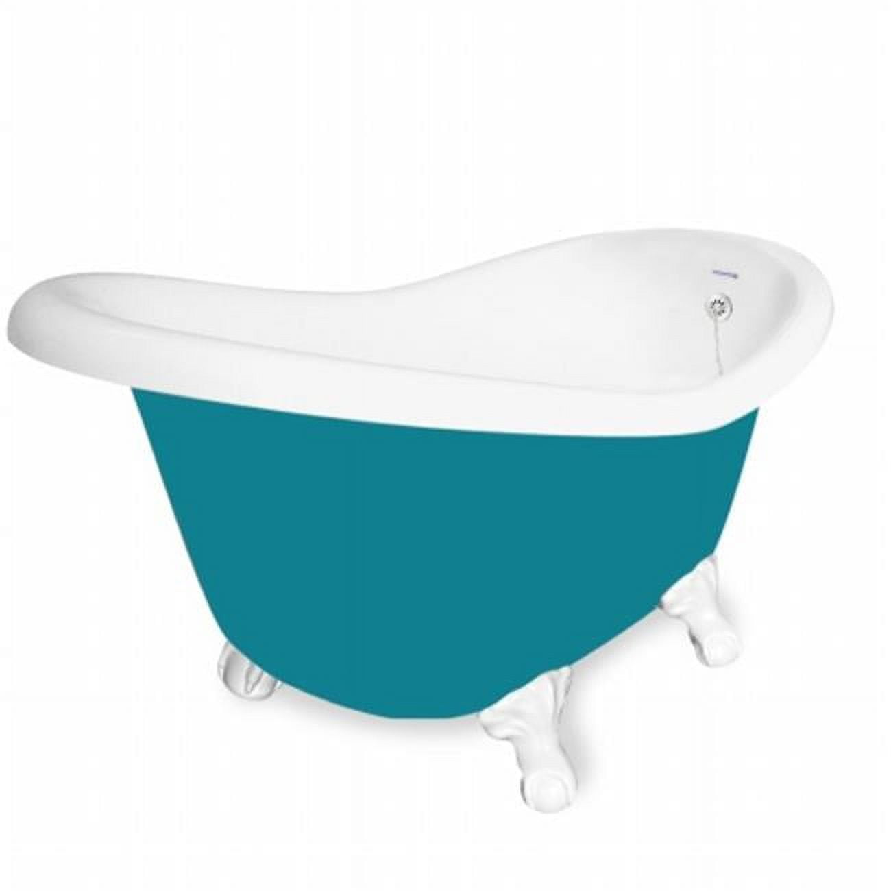 American Bath Factory T010A-WH-P & DM-7 Ascot 60 in. Splash Of Color ...