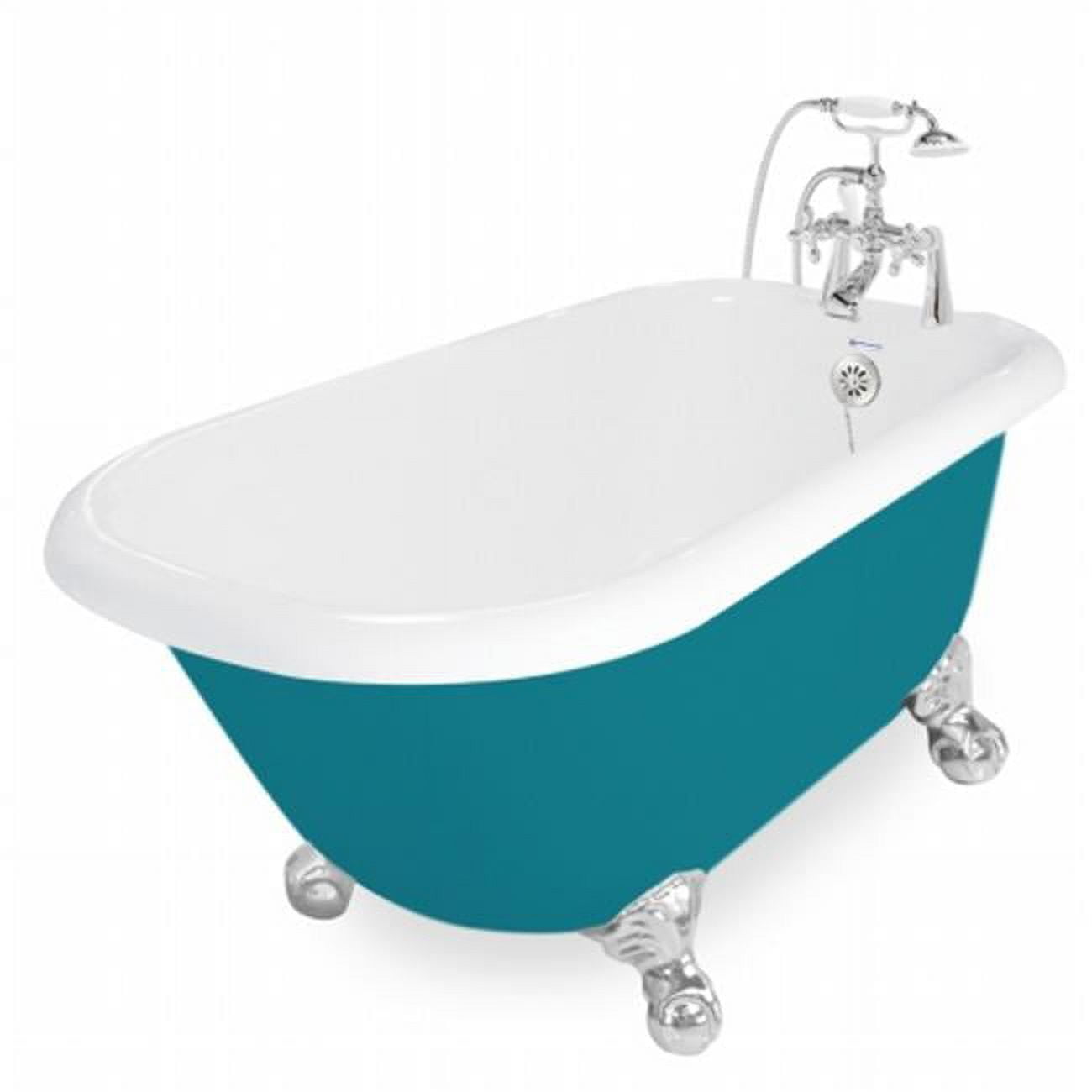 American Bath Factory T040B-CH-P Jester 54 in. Splash Of Color ...