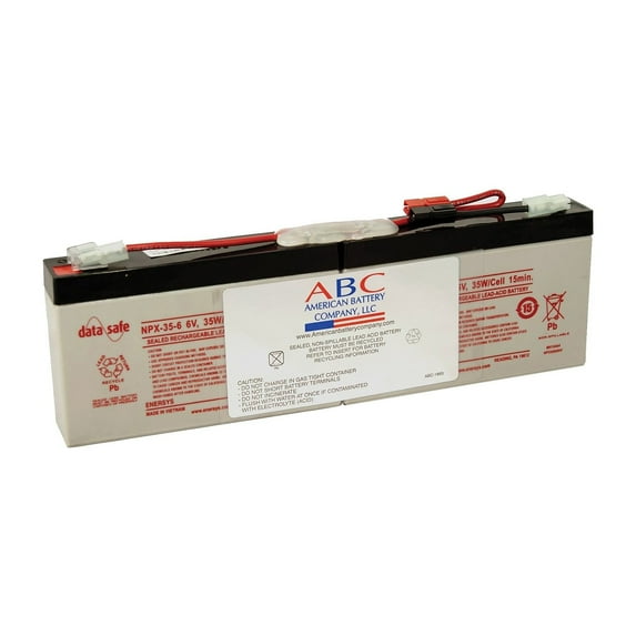 ABC UPS Replacement Battery Black RBC18 - Walmart.com